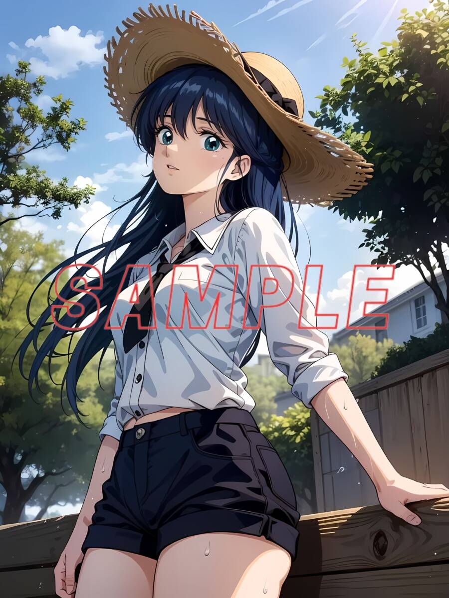 【未使用】 一点物 きまぐれオレンジロード 鮎川まどか 同人 ポスター A4サイズ 光沢 高品質 イラスト アニメ オレンジロード おまけあり ...