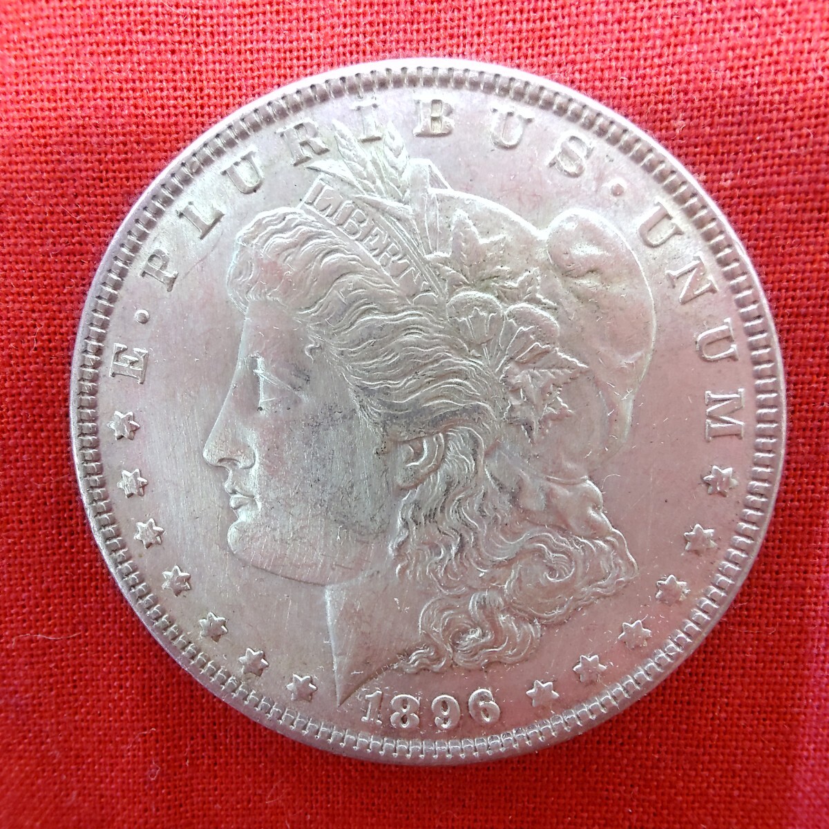 【やや傷や汚れあり】アメリカ合衆国 1896年 1ドル銀貨 モルガン ダラー 自由の女神／silver 900／US ONE Dollar☆1円～の落札情報詳細 - Yahoo!オークション ...