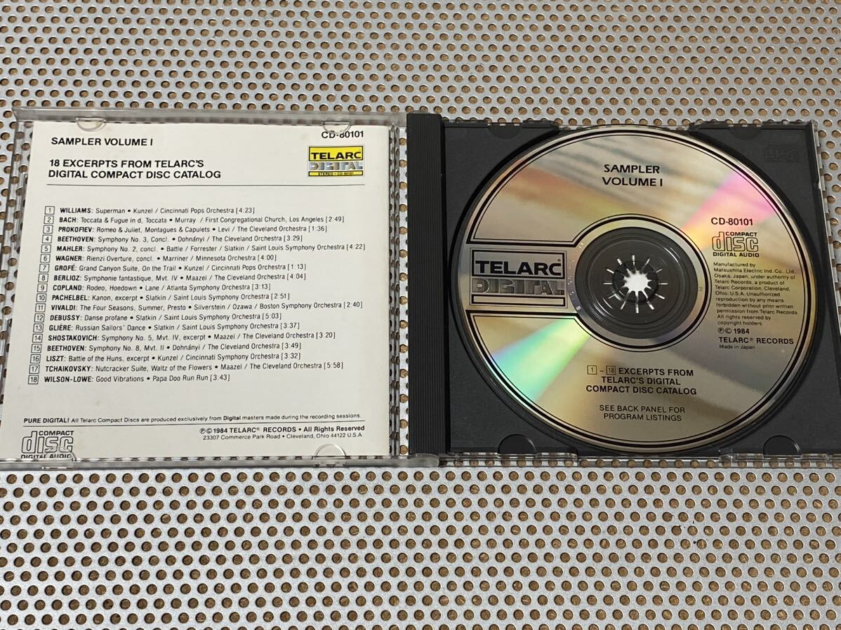 【やや傷や汚れあり】TELARC Sampler Volume 1 US盤CD Telarc Records USA CD-80101 ...