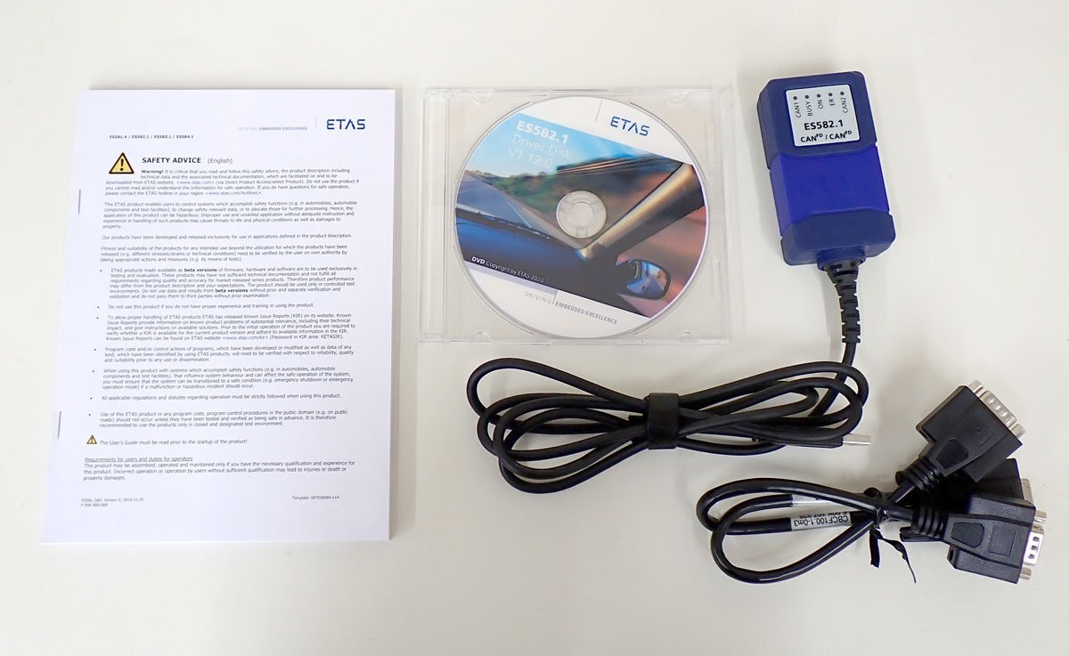 【やや傷や汚れあり】PV53074 ETAS ES582.1 USB CAN FD Bus interface module【返品保証あり】の ...