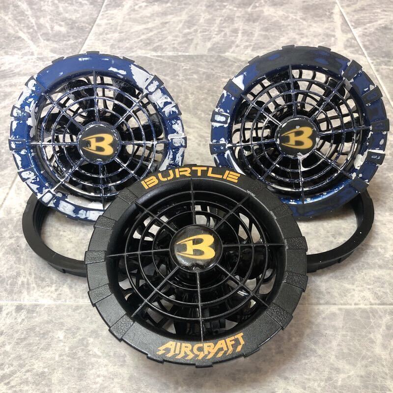 【全体的に状態が悪い】2つ動作確認済 1つジャンク バートル 17V AC310 AC311 ファン エアークラフト AIR CRAFT ...