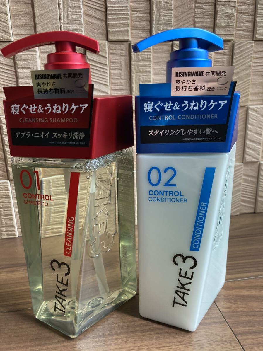 【未使用】TAKE3 (テイクスリー) コントロールシャンプーコンディショナー セット クレンジング [しっかり洗浄 脂性肌向け メンズ シャンプー] 400mLの落札情報詳細 - Yahoo ...
