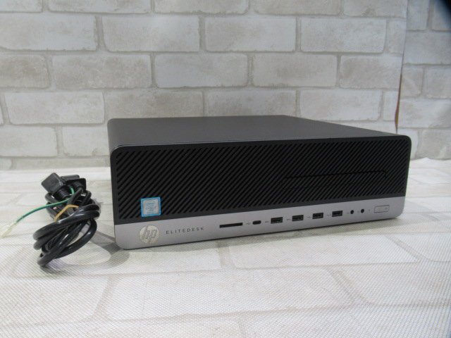 【やや傷や汚れあり】08637 Ω 新TTPC 2052m 保証有 HP EliteDesk 800 G4 SFF【 Win11Pro ...