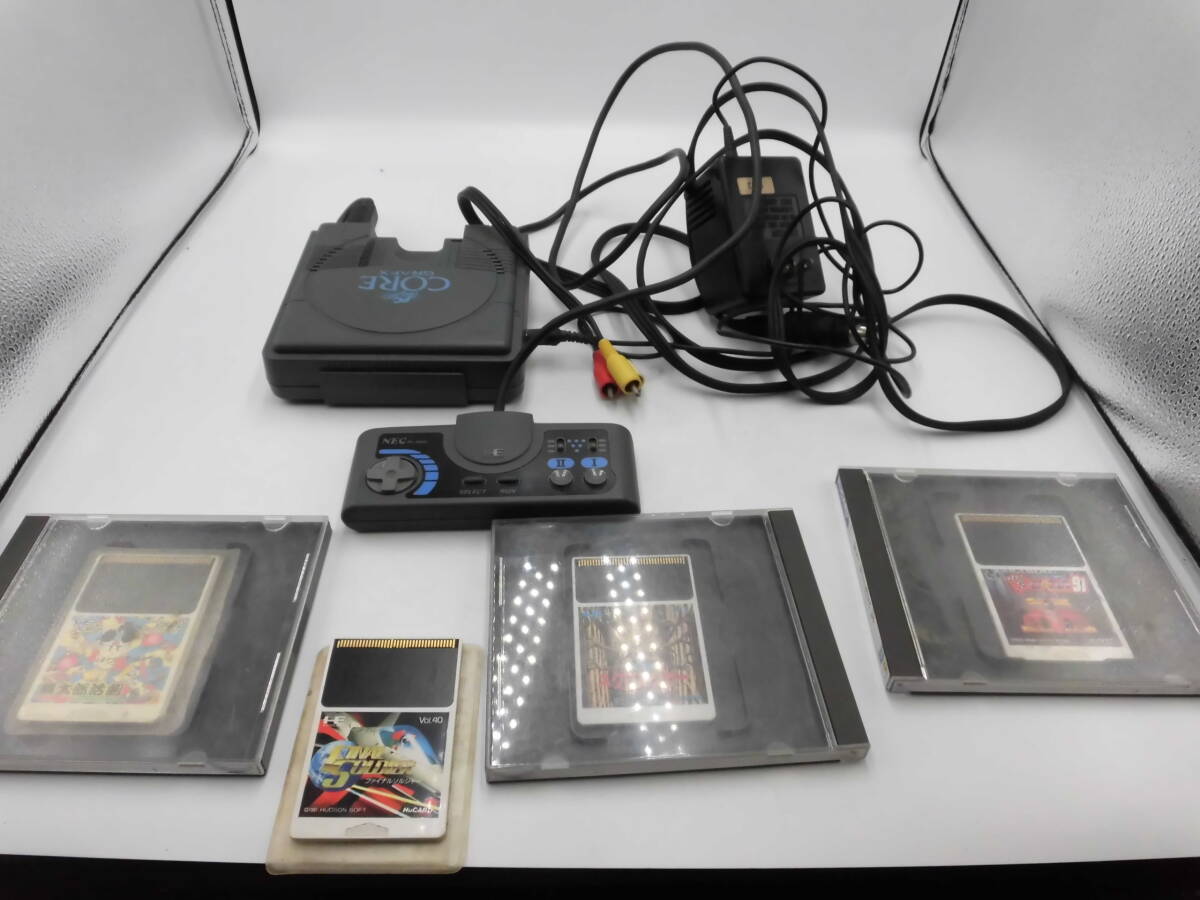 【傷や汚れあり】PCエンジン コアグラフィックス 本体PI-TG3 コントローラーPI-PD6 PC Engine Core Grafx ...