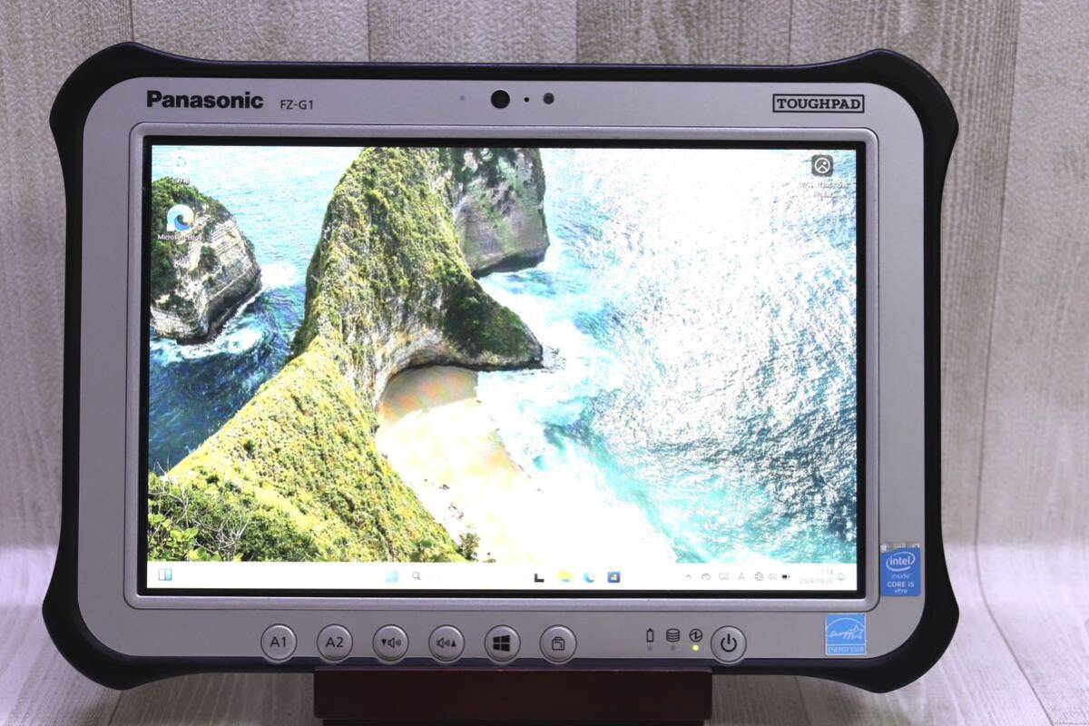 【傷や汚れあり】19. PANASONIC TOUGHPAD FZ-G1 [10.1型 /Intel Core i5-4310U/SSD : 128GB/メモリ: 4GB/WUXGA ...