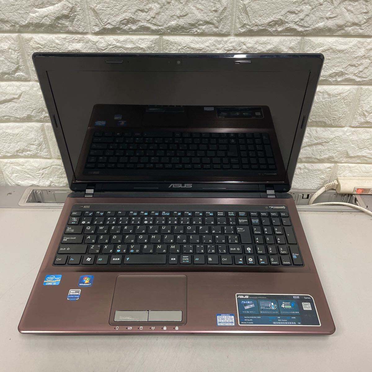 【傷や汚れあり】ク89 ASUS K53E Core i5 2410M メモリ4GBの落札情報詳細 - Yahoo!オークション落札価格検索 ...