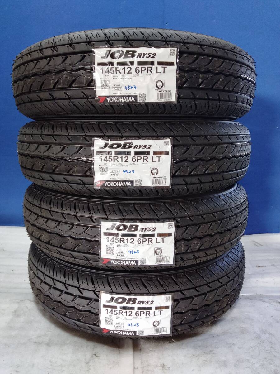 【未使用】9/30-3 ヨコハマ JOB RY52 145R12 6PR LT 未使用 4本 2023年製 軽トラ 軽バンの落札情報詳細 - Yahoo!オークション落札価格検索 オークフリー