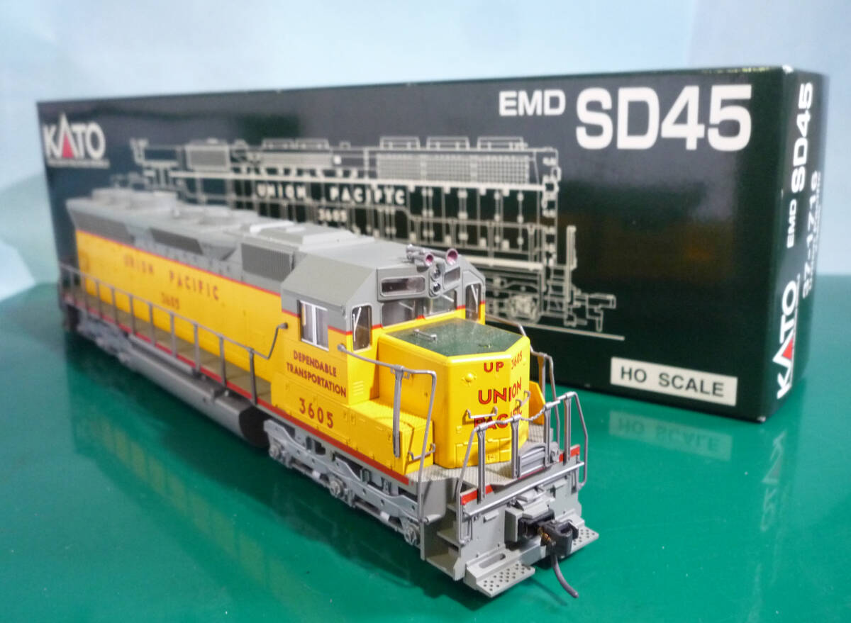 【目立った傷や汚れなし】 HOゲージ「EMD SD45 UP #3605（動力車）ユニオンパシフィック」KATO製の落札情報詳細 - Yahoo!オークション落札価格検索 オークフリー