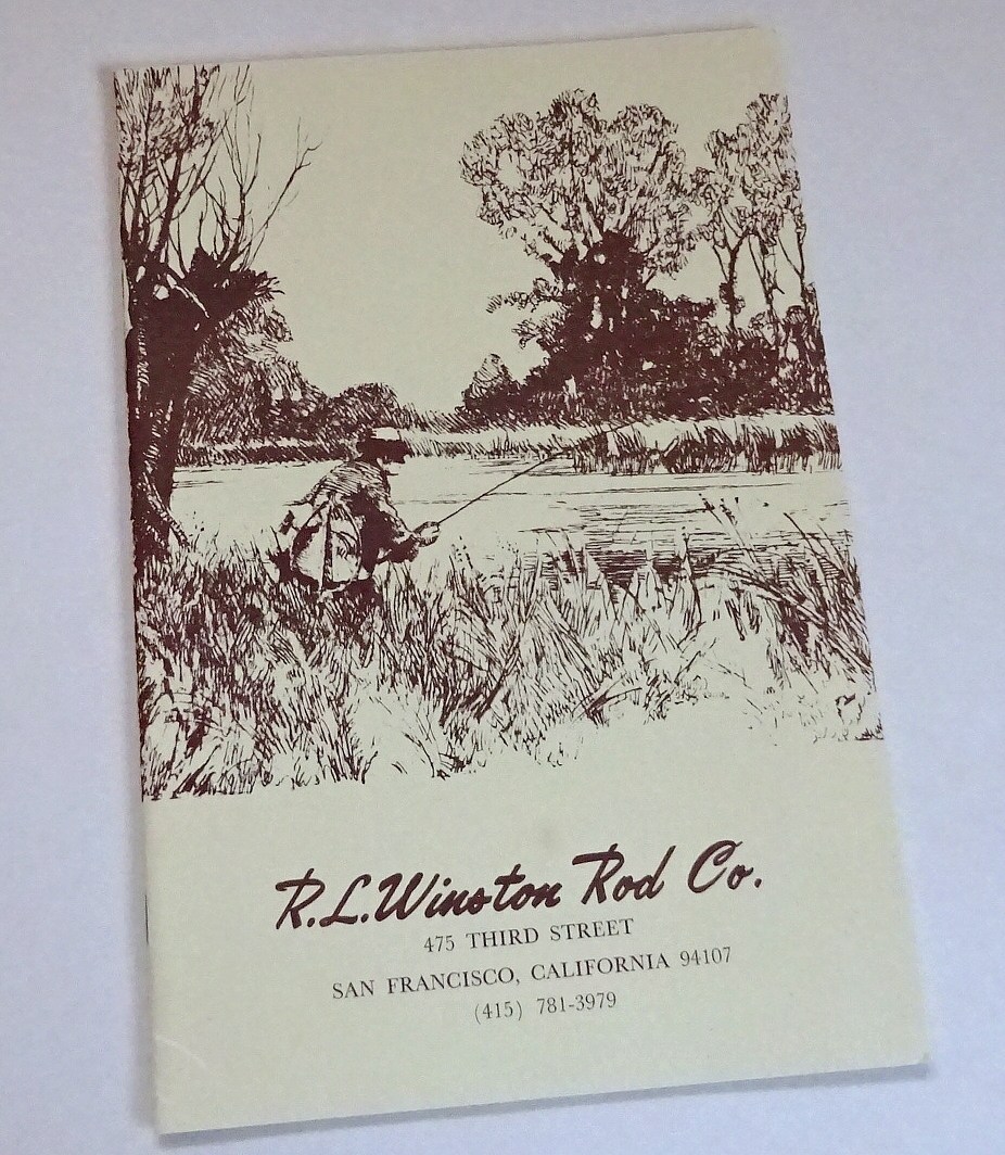 【目立った傷や汚れなし】☆ R.L.Winston Rod Co. 1975 Catalog ☆ ウィンストンロッドのオールドカタログ ☆の ...