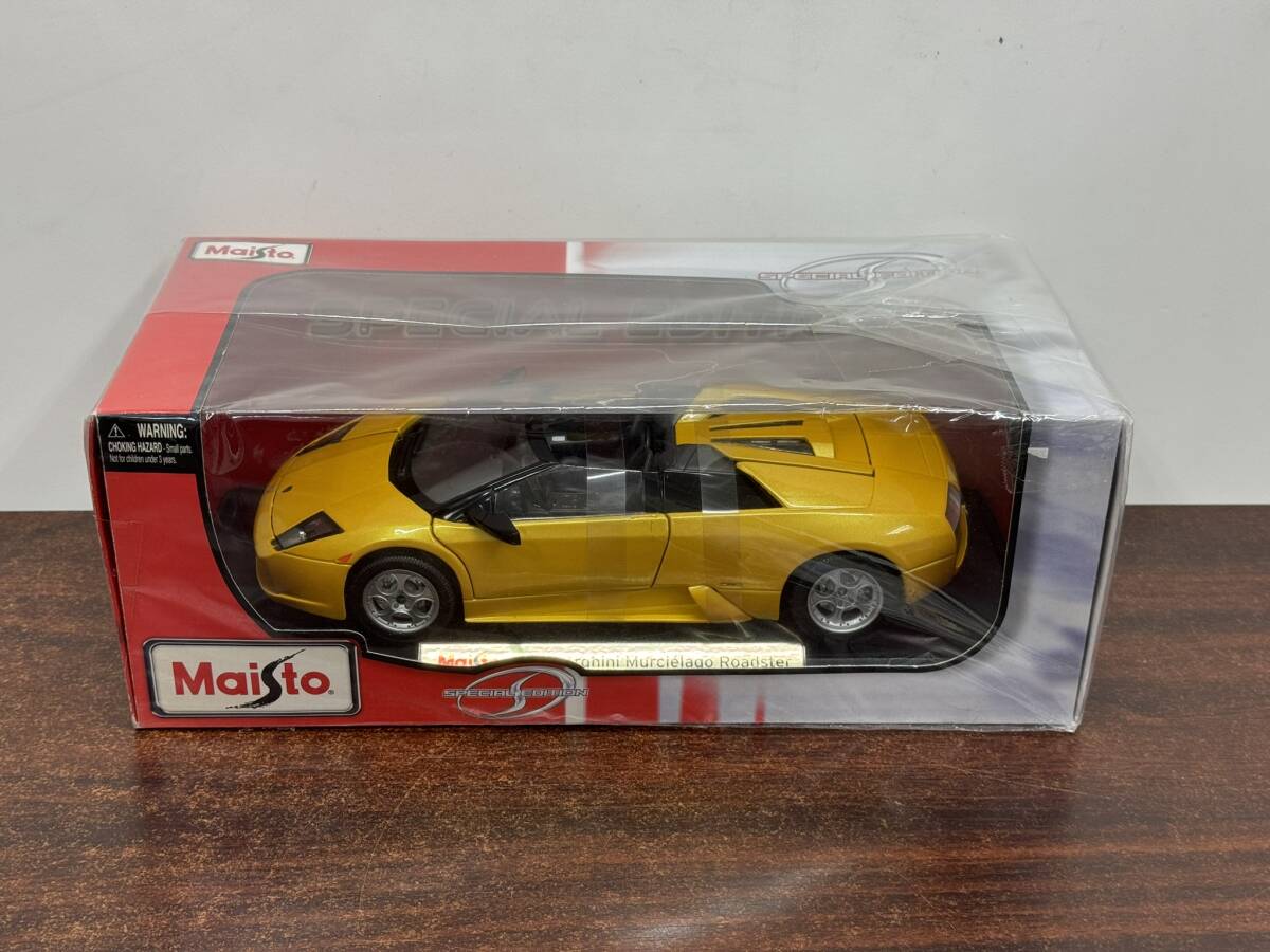 【目立った傷や汚れなし】マイスト/Maisto★1/18★ランボルギーニ ムルシエラゴロードスター★イエロー★MURCIELAGO_ROADSTARの落札情報詳細 - Yahoo!オークション ...