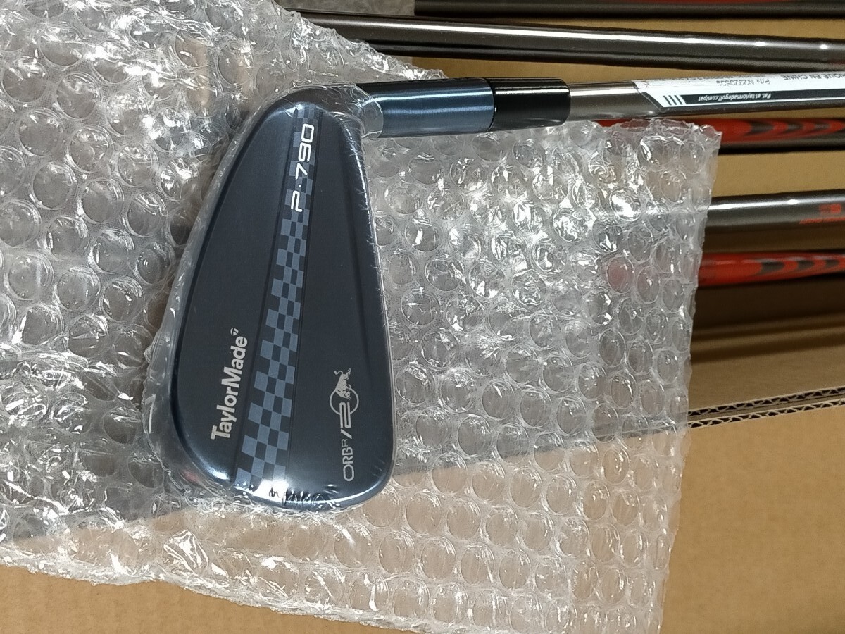 【未使用】テーラーメイド限定！ 国内流通品 レッドブル☆コラボモデル TM24 TMxORBR P790 アイアン7本セット 税込定価 ...