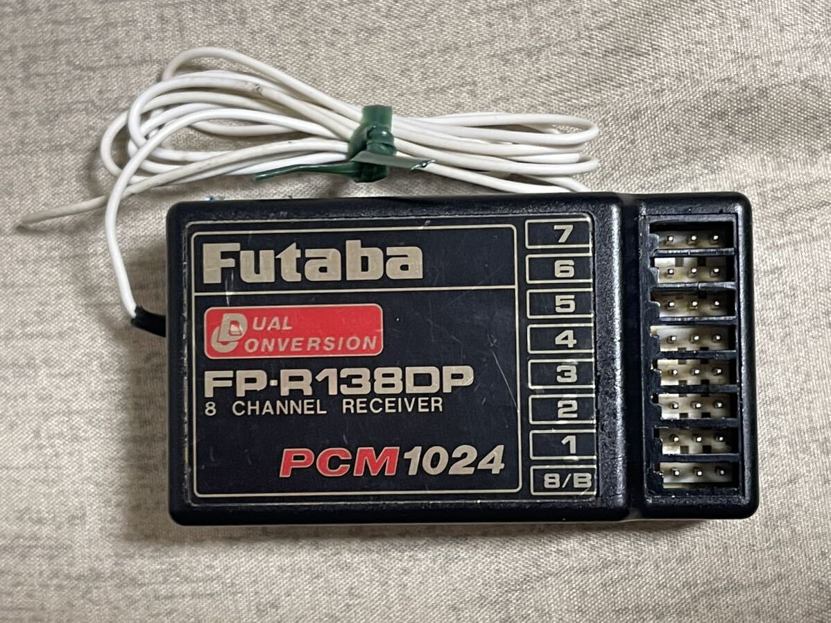 【目立った傷や汚れなし】USED 双葉電子工業 FUTABA フタバ 受信機 PCM1024 飛行機 FP-R138DP 8ch DUAL Rx 20番クリスタル付き ラジコン レシーバーの ...