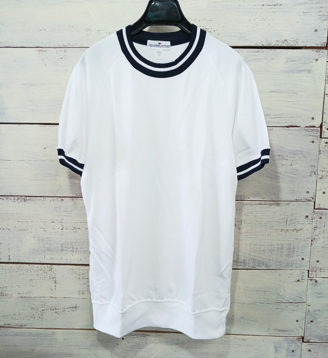 【未使用】体操服 体操着 学校ジャージ 半袖Tシャツ SCHOOL VIGOR サイズLL 未使用 運動着 スクール コスプレ 白系 4の落札 ...