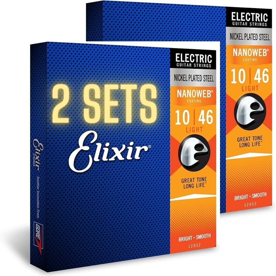 【未使用】【2セット割引】GEN-LTc38 10-46 ELIXIR NANOWEB Light #12052 エリクサーナノウェブライトエレキギター弦 高耐久コーティング ...