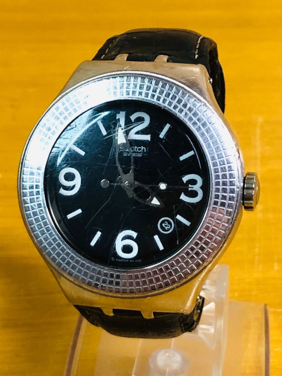 【傷や汚れあり】SWATCH スウォッチ アイロニー 腕時計 クォーツ SR726SW 不動品【DAAW2041】の落札情報詳細 ...