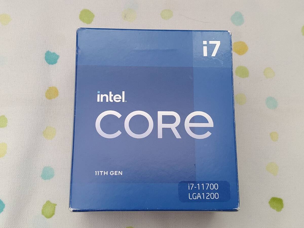 【目立った傷や汚れなし】★☆送料無料 Intel Core i7 11700（SRKNS） BOX Intel UHD Graphics ...
