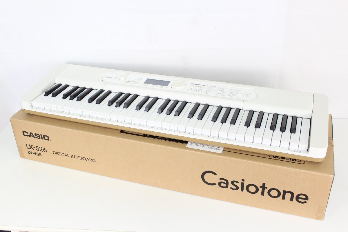 【未使用に近い】【1円〜】【付属品 説明書 保証書付】CASIO カシオ LK-526 Casiotone 【付属品 説明書 保証書付】光ナビゲーション キーボードの落札情報詳細 ...