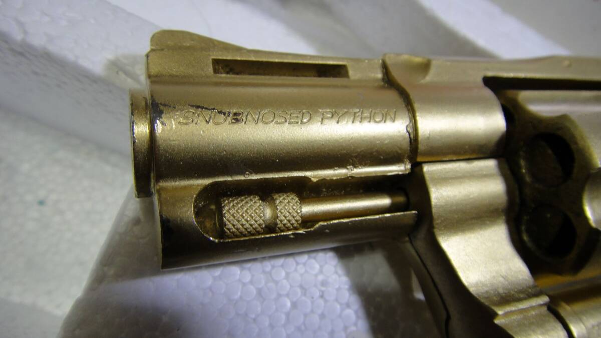 【やや傷や汚れあり】モデルガン SMG ★ MGC PYTHON 357 ☆ CAL-357 MAGNUM ☆ 2,5inch 金属製 ...
