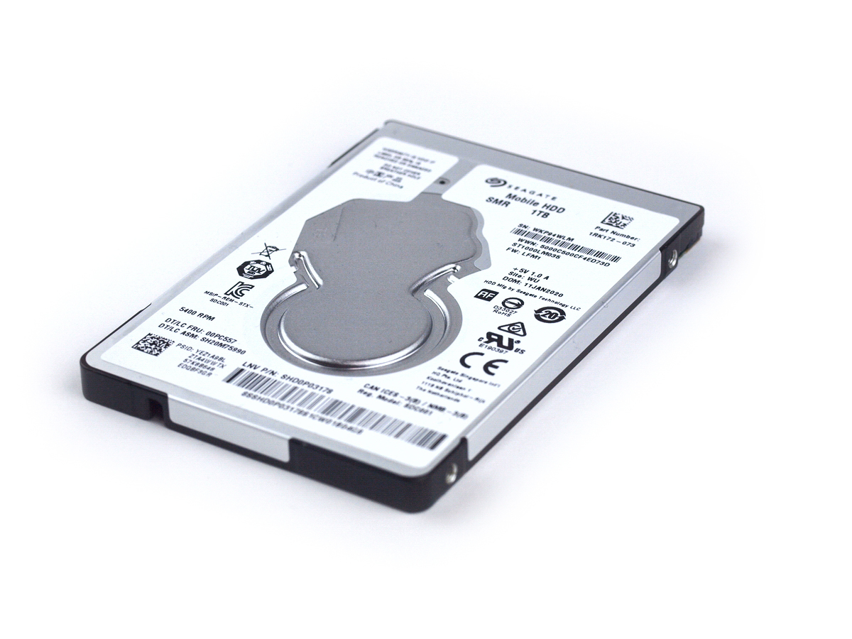 【目立った傷や汚れなし】送料無料！使用少 881時間 2.5インチSATA HDD 1TB（1,000GB） Seagate（シーゲート）製 ST1000LM035 S・M・A・R・T正常の ...