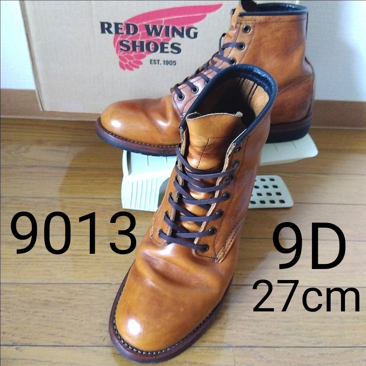 【目立った傷や汚れなし】送無★RED WING 9013 BECKMAN★9D 27cm相当★CHESTNUT★MADE IN USA★10'製★箱付き★廃盤品の落札情報詳細 - Yahoo ...