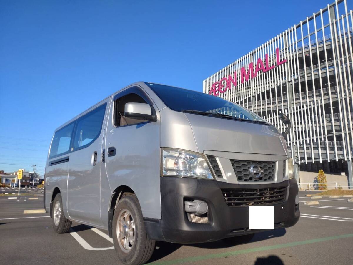 【走行距離 184,000 km】諸経費0円!!平成25年式 NV350キャラバン 4WD DXロング 6人乗り キーレス リアヒーター 電格ミラータイミングチェーン車検令和7年12月の落札 ...