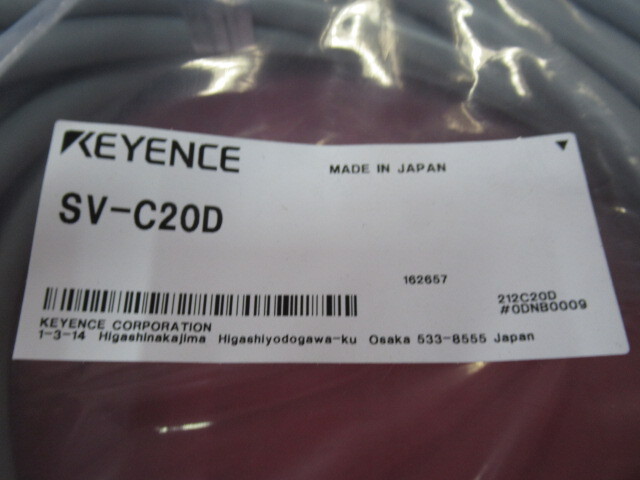 【未使用】KEYENCE キーエンス SV-C20D モータ電源ケーブル ACサーボシステム SVシリーズ 管理6R1206B-F5の落札情報 ...