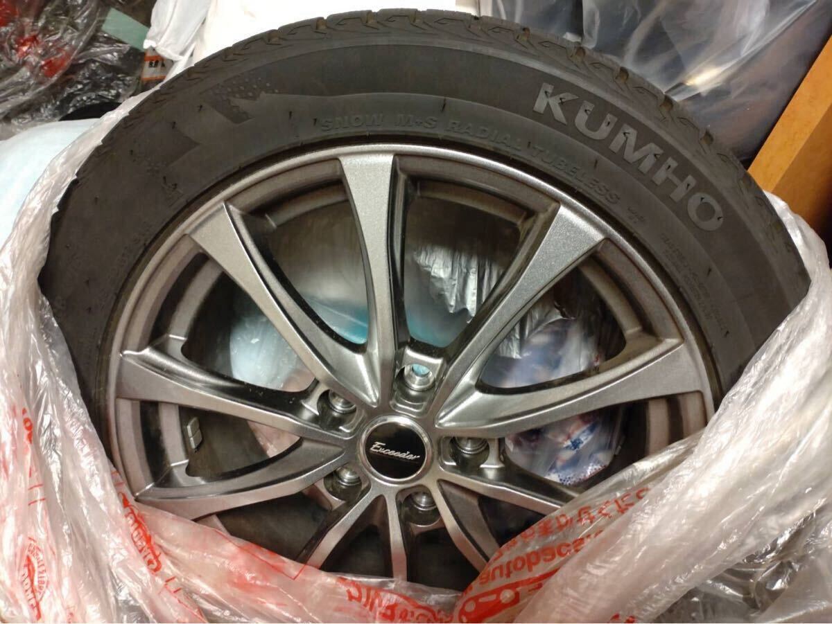 【未使用】【未使用】スタッドレスタイヤ KUMHO クムホ 4本セット ホイール付き 美品 215/50R1791R 17インチ 5穴 ホイール タイヤ スタッドレスの落札情報詳細 ...