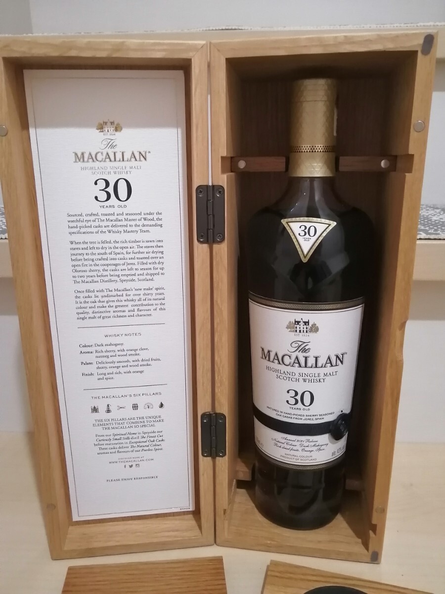 【未使用に近い】ザ・マッカラン The MACALLAN 30年 2021リリース シングルモルト スコッチ ウイスキー 箱付の落札情報詳細 - Yahoo!オークション落札価格検索 オークフリー