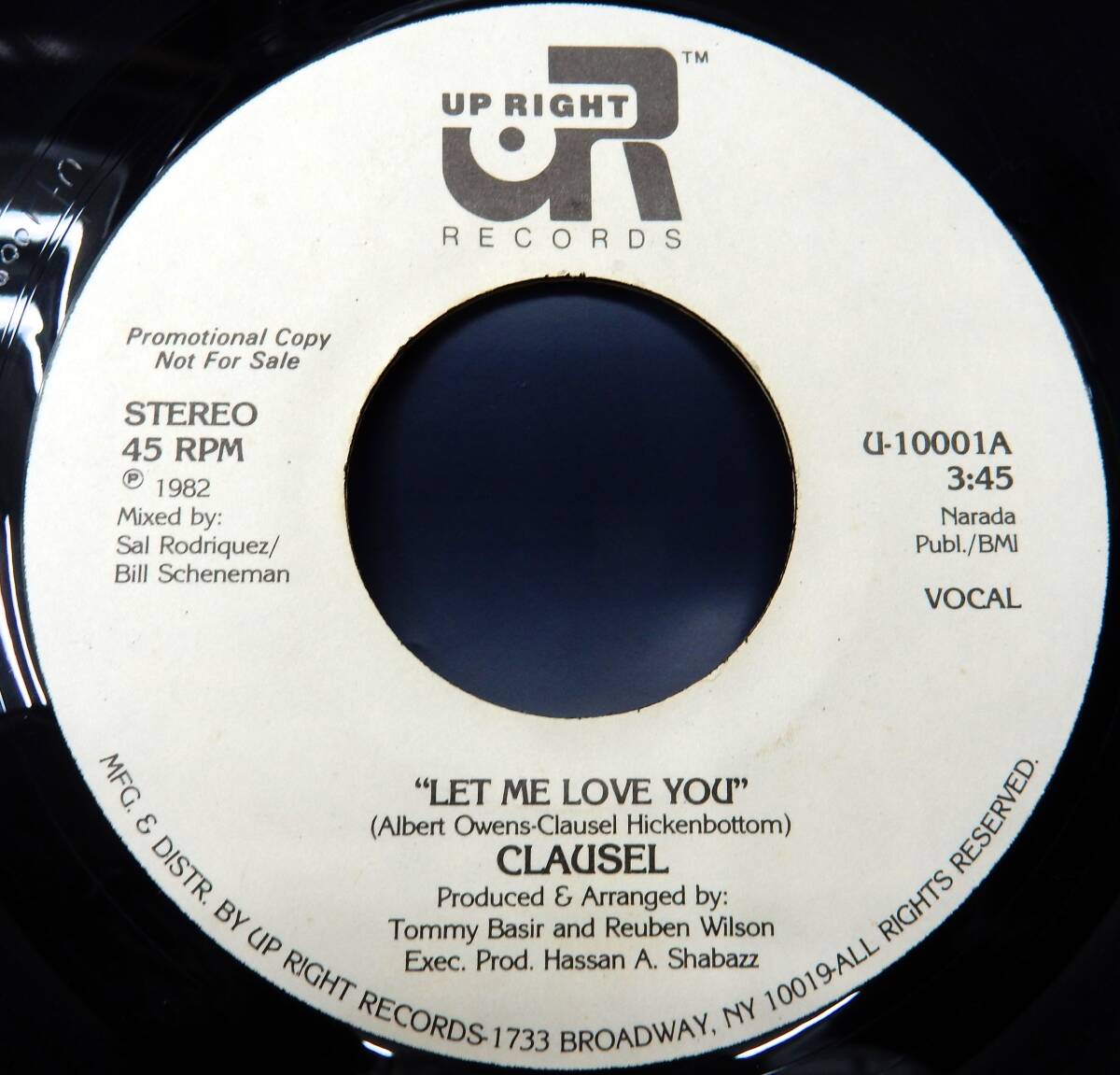 【傷や汚れあり】プロモ盤 EP) CLAUSEL LET ME LOVE YOUの落札情報詳細 - Yahoo!オークション落札価格検索 オークフリー