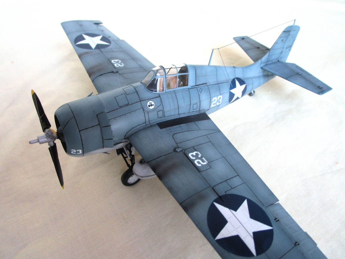 【未使用】完成品 1／48 グラマン F4F－4 ワイルドキャット ” ジョン S タッチ中佐／USS ヨークタウン ”の落札情報詳細 - Yahoo!オークション落札価格検索 オークフリー