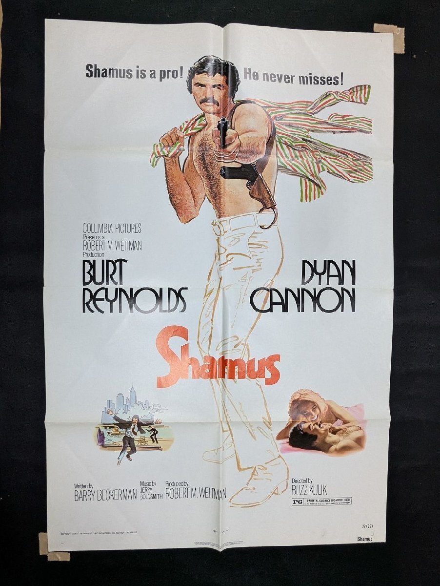 【やや傷や汚れあり】長E319/US版1sh 映画ポスター【 Shamus 】（シェイマス）監督 バズ・キューリック/ORG 72/378/1円～の落札情報詳細 - Yahoo!オークション ...