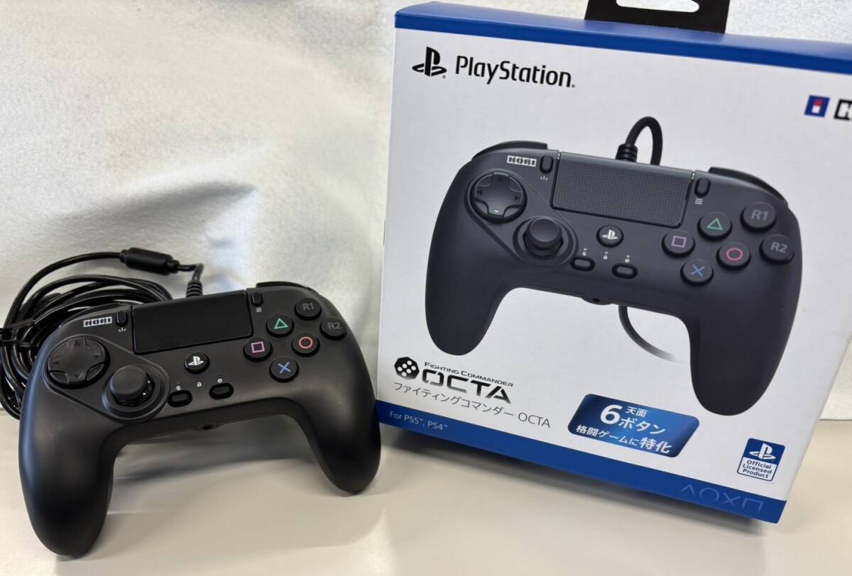 【目立った傷や汚れなし】(美品) HORI ホリ ファイティングコマンダー OCTA コントローラー SPF-023 PS5 PS4 PC 6ボタン 箱付 動作確認済 中古 現状品の落札情報 ...