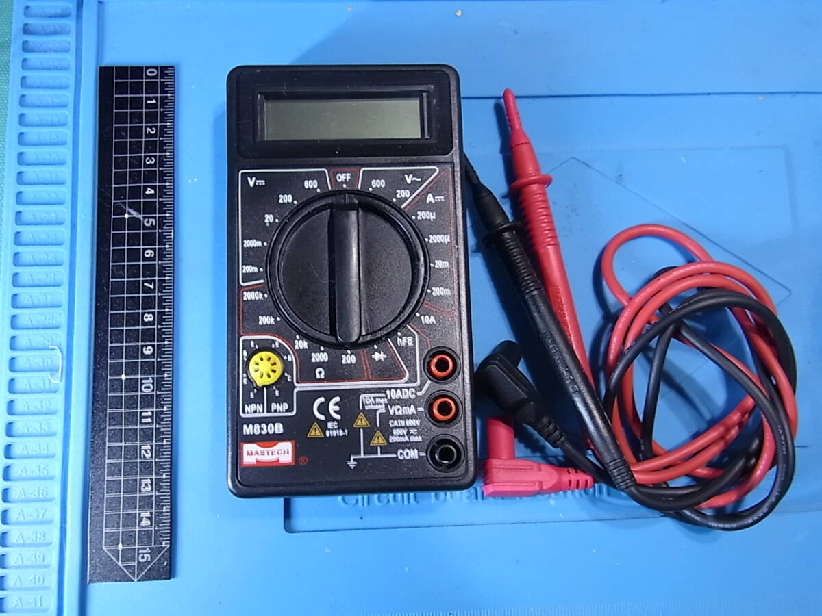 【目立った傷や汚れなし】値下げ MASTECデジタルマルチメータ(テスタ) M-830B マニュアルレンジの落札情報詳細 - Yahoo ...