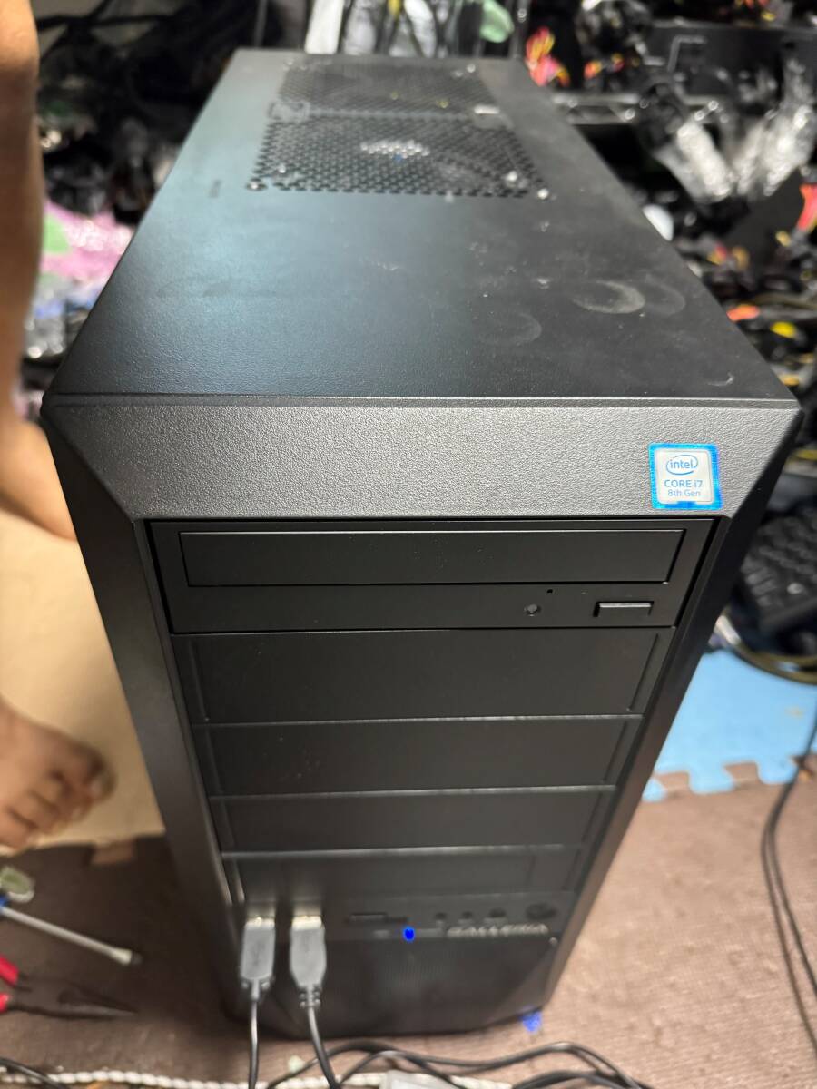 【やや傷や汚れあり】ゲーミング PC GALLERIA Case /Intel Core i7-8086K 4.0GHZ/メモリ 16GB ...