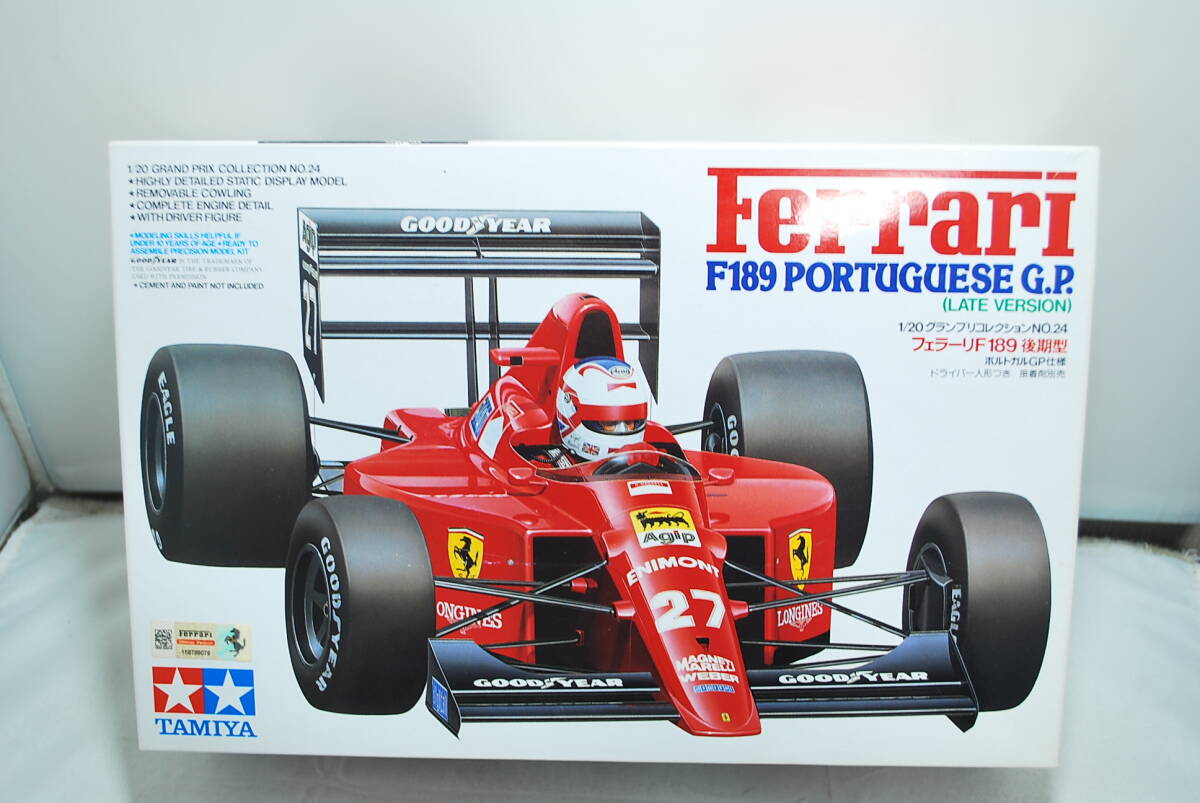 【未使用】 希少！未開封 タミヤ 1/20 F1 フェラーリ F189 （640） 後期型 ポルトガルGP仕様 マンセル/ベルガー の落札情報詳細 - Yahoo!オークション落札価格検索 ...