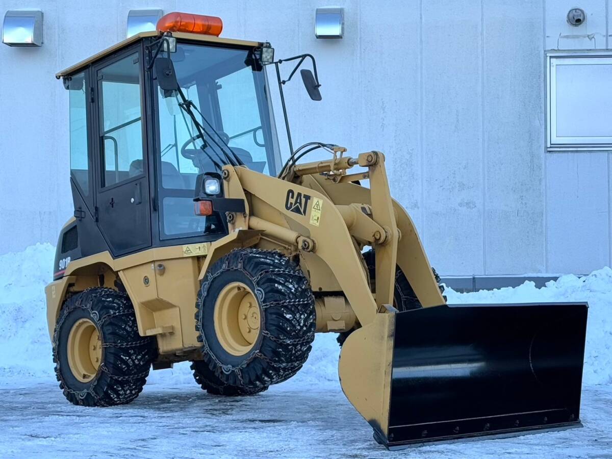 【傷や汚れあり】釧路発☆最落なし！CAT！ホイールローダー！タイヤショベル！型式 901B！タイヤチェーン装着！アワー2,162h！エンジン始動OK！の落札情報詳細 - Yahoo ...