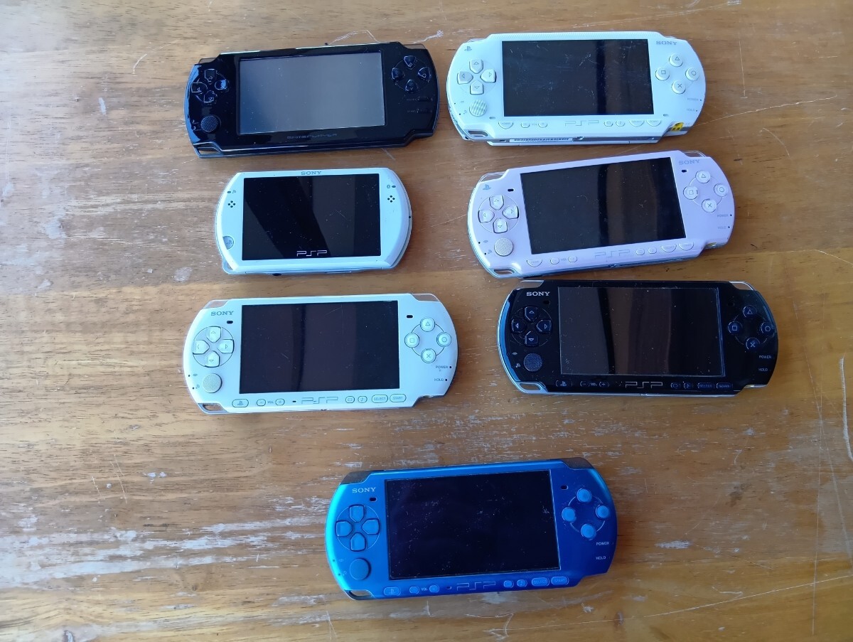 【傷や汚れあり】1円～ ジャンク ソニー SONY PSP-3000 PSP-1000 PSP-2000 PSP-N1000 7台セットの落札情報詳細 - Yahoo!オークション落札価格検索 ...