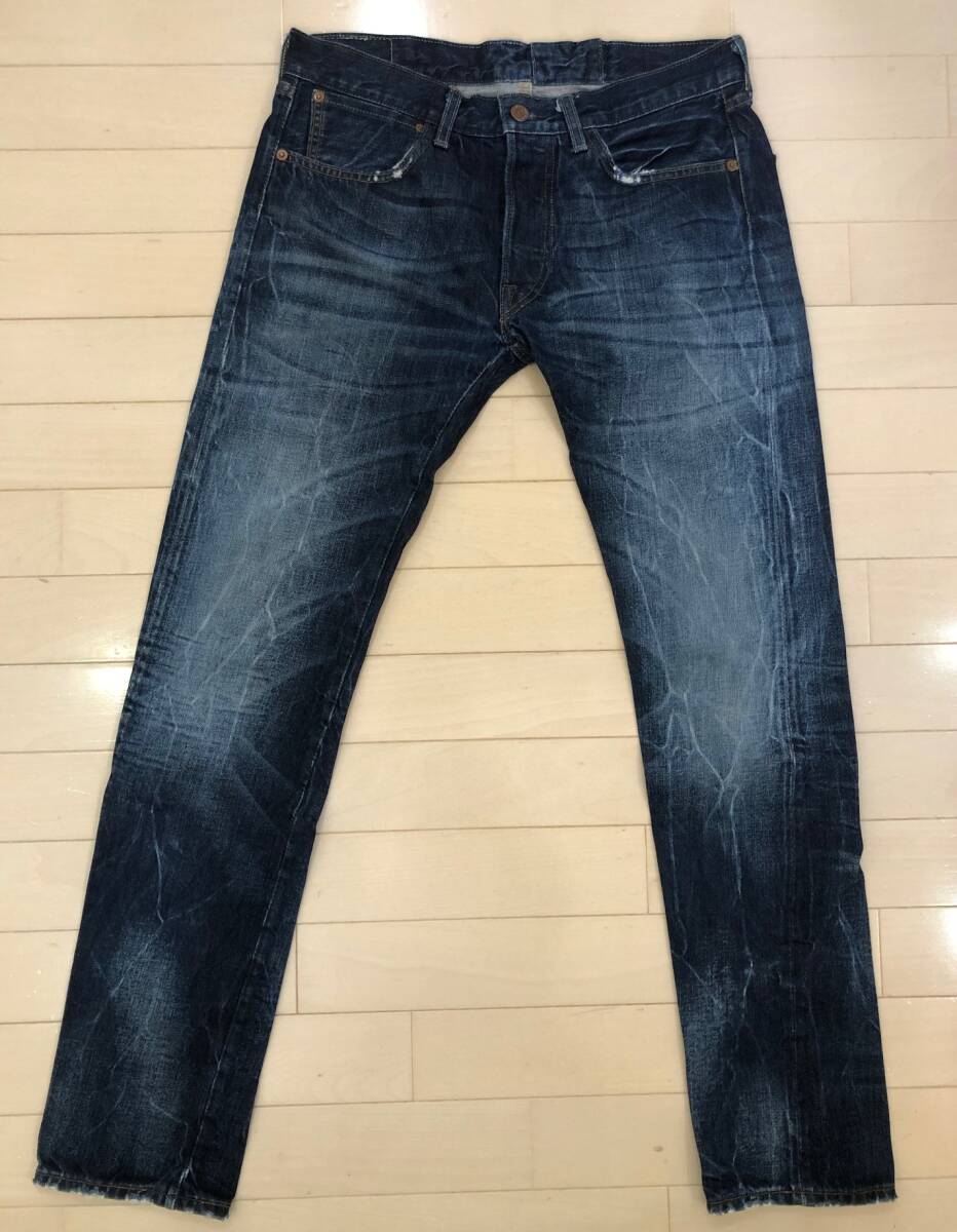 【目立った傷や汚れなし】LEVI'S VINTAGE CLOTHING（リーバイス）501XX Leg Trembler Customised ...