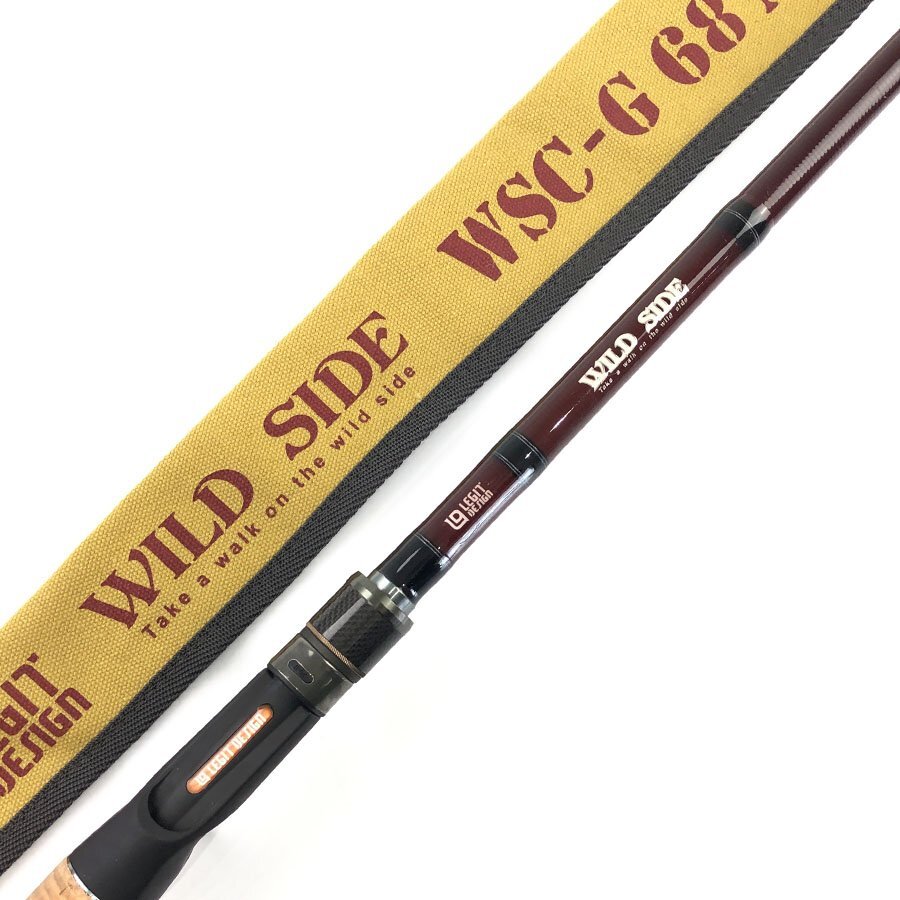 【やや傷や汚れあり】レジットデザイン ワイルドサイド WSC-G68M グラスロッド 1ピースベイトロッド| LEGIT DESIGN WILD SIDE バス釣り バス バスロッド 釣具 竿 ...