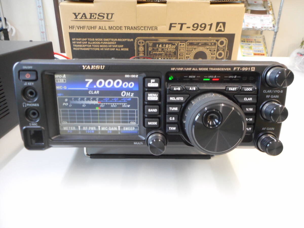 【目立った傷や汚れなし】★☆YAESU 八重洲無線 FT-991A 100W機 HF/50/144/430MHz帯 オールモードトランシーバー ...