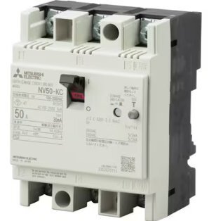 【未使用】 三菱電機 NV50-KC 3P 50A 3P3E 30mA 漏電ブレーカ 分電盤・制御盤用 漏電遮断器 AC100-200V 5kaの落札情報詳細 - Yahoo!オークション落札 ...