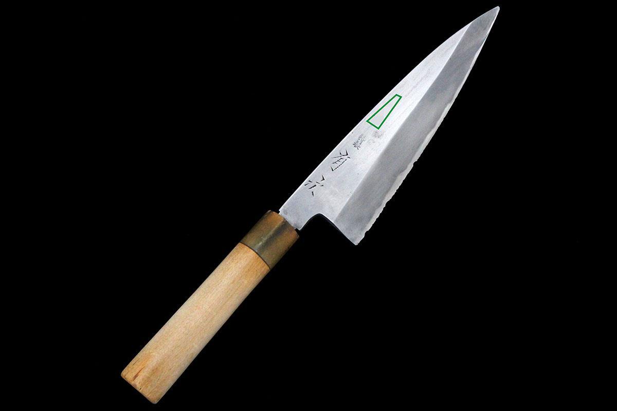 【傷や汚れあり】並品｜有次 出刃包丁 霞 七寸 特製 朴柄 名入 KN02-A11036-2L1Bの落札情報詳細 - Yahoo!オークション落札価格検索 オークフリー