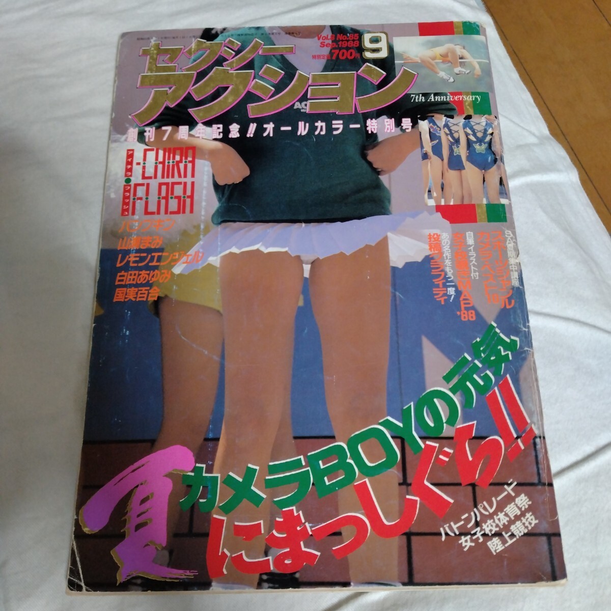 【やや傷や汚れあり】セクシーアクション 1988年（昭和63年）9月号 A4サイズ オールカラーの落札情報詳細 - Yahoo!オークション落札価格検索 オークフリー