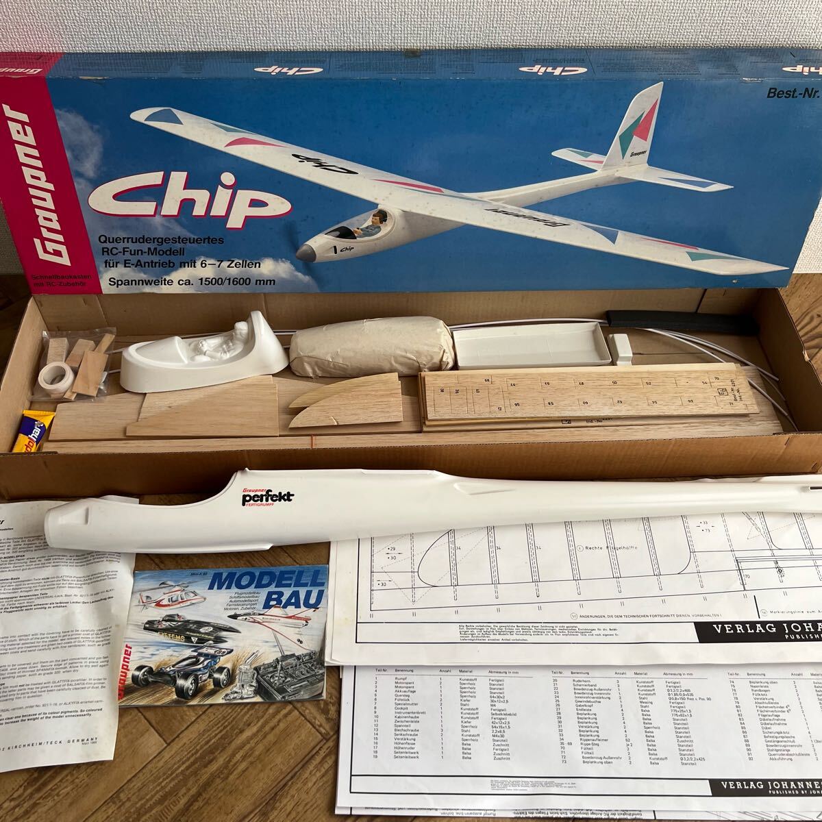 【未使用に近い】★未組立★Graupner★Chip RC Fun model★4201★JOHANNES★ドイツ製★小川精機 O.S ...