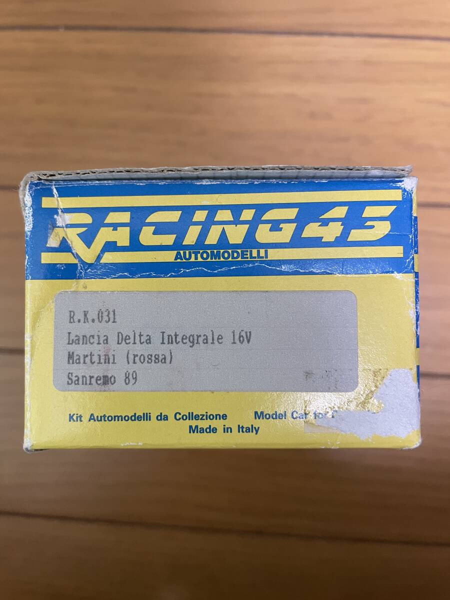 【やや傷や汚れあり】1/43 キット レーシング43 RACING43 ランチアデルタインテグラーレ ホワイトメタルの落札情報詳細 ...