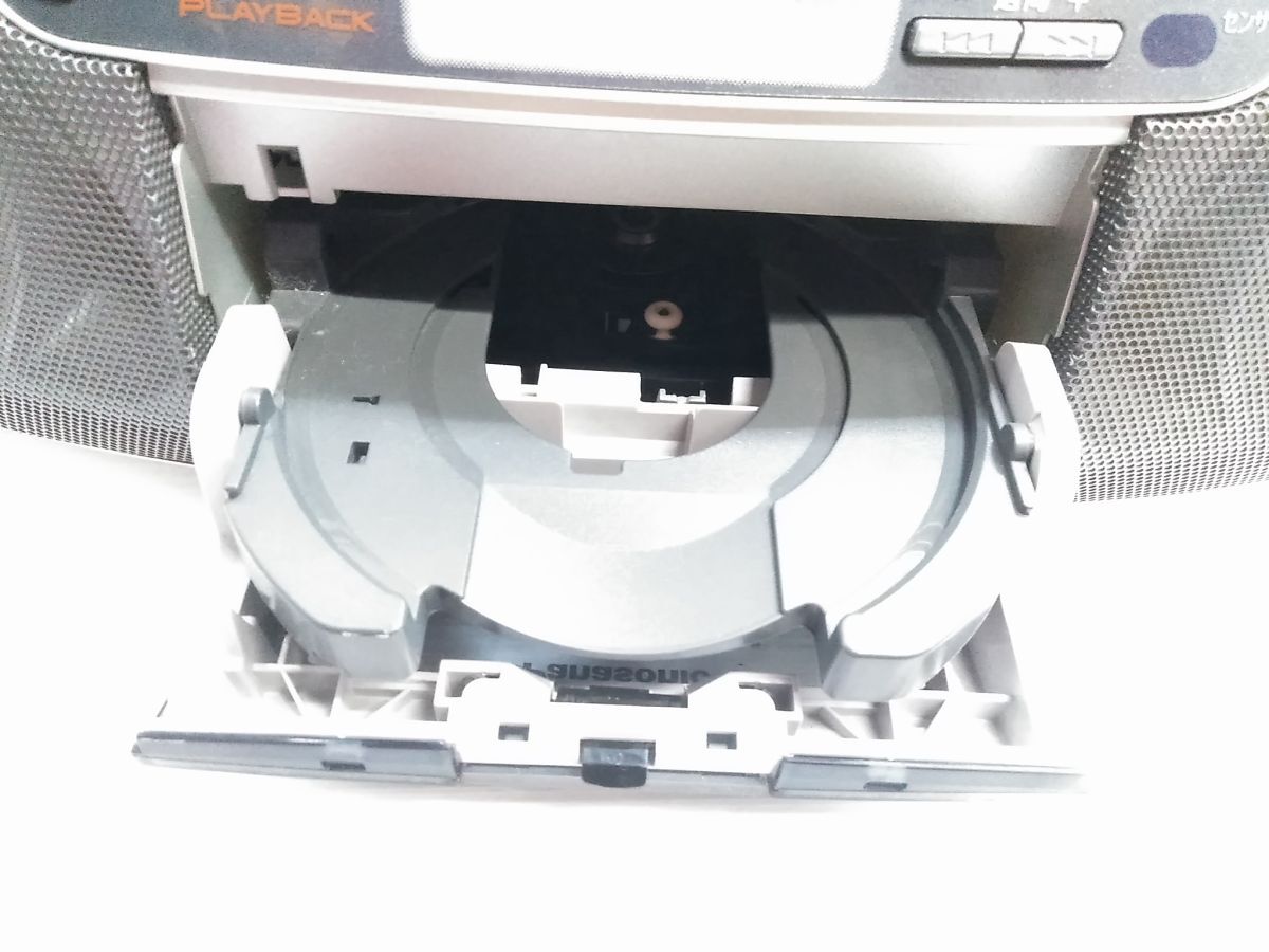 【目立った傷や汚れなし】 Panasonic パナソニック CDラジカセ ダブルカセット RX-DT36 動作品 0303-51F @100 ...