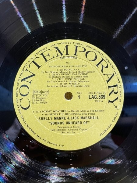【目立った傷や汚れなし】Shelly Manne & Jack Marshall ? Sounds Unheard Of!の落札情報詳細 ...