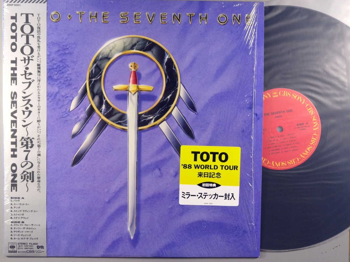 【やや傷や汚れあり】洋楽 TOTO│TOTO ザ・セブンス・ワン～第7の剣～│The Seventh One CBSソニー│28AP-5001 ...