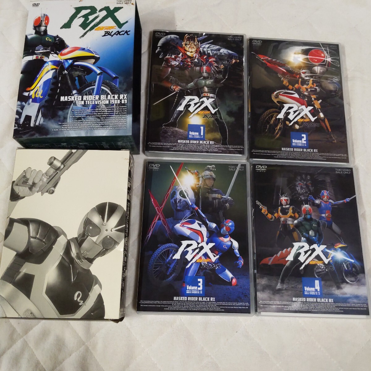 【やや傷や汚れあり】仮面ライダーBLACK RX DVD BOX セル版 vol.1〜vol.4 全4巻 全巻セット 仮面ライダーブラックアールエックス の落札情報詳細 - Yahoo ...