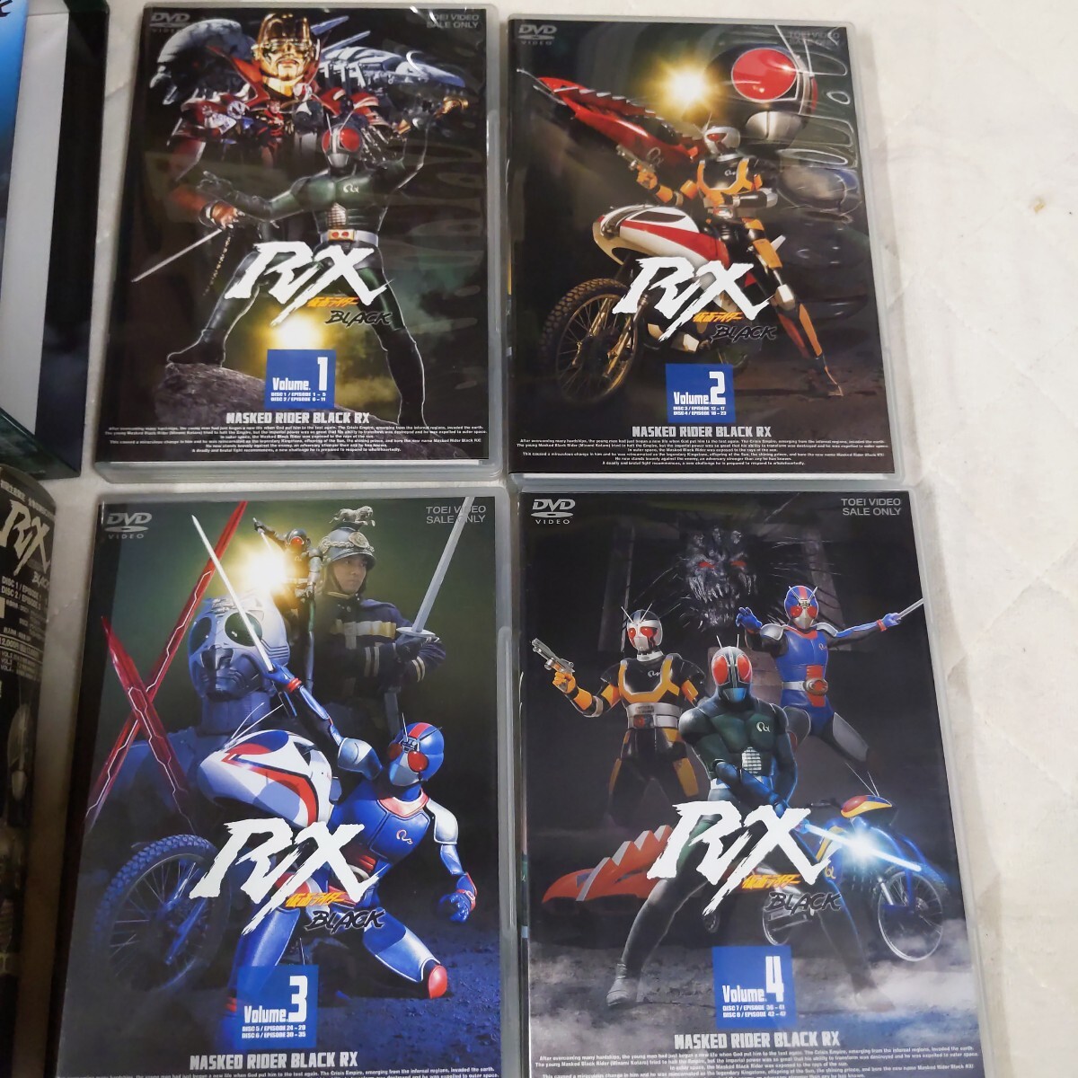 【やや傷や汚れあり】仮面ライダーBLACK RX DVD BOX セル版 vol.1〜vol.4 全4巻 全巻セット 仮面ライダーブラックアールエックス の落札情報詳細 - Yahoo ...